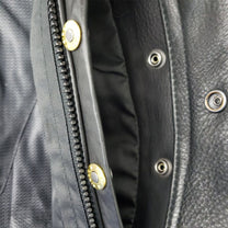 Platinum 1.4mm Heavy Gauge Soft Naked Leather - Blacked Out Hardware – MCVESTS