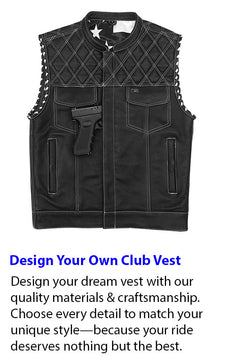 Build Your Own Vest - Choose Stitching Color and Inside Liner and More ...